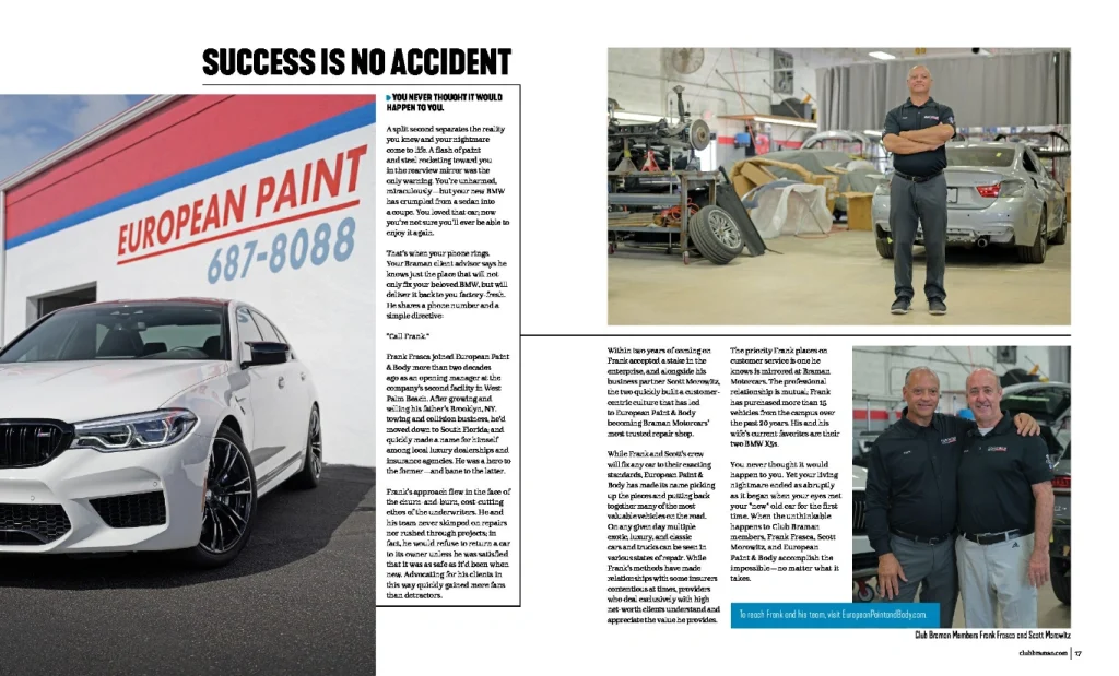 About Our Shop in West Palm Beach, FL | European Paint & Body